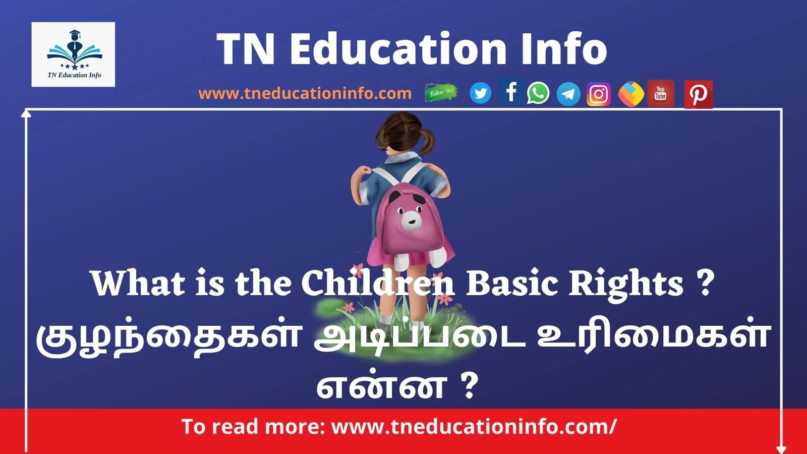 Children Basic Rights in Tamil